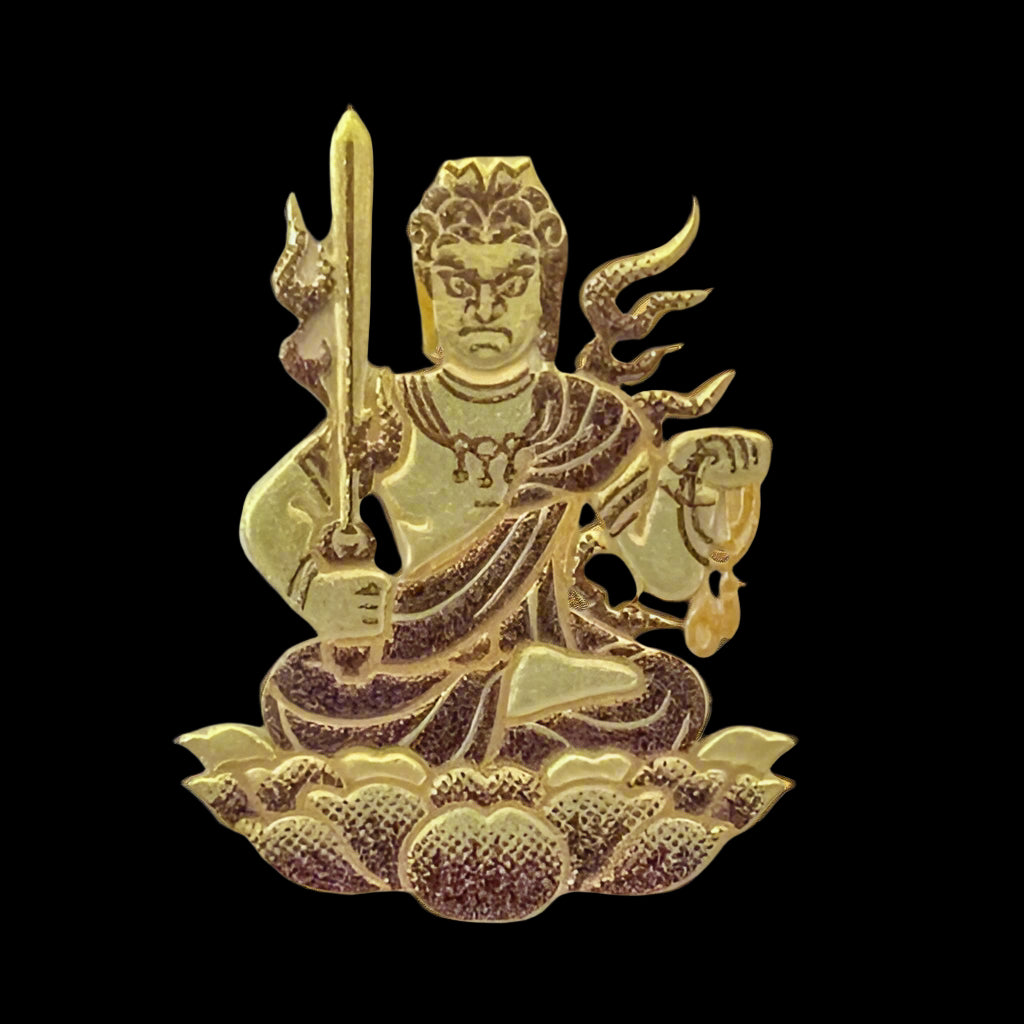 Fudo Myo-o - Japanese Gold Lacquer Sticker – Art Fitters